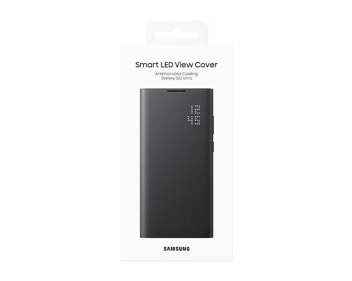 Galaxy S22 Ultra LED View Cover Black | Samsung BD